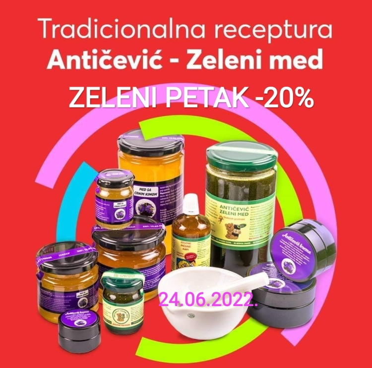 Antičević-Zeleni Med - web trgovina za jak imunološki sustav!
